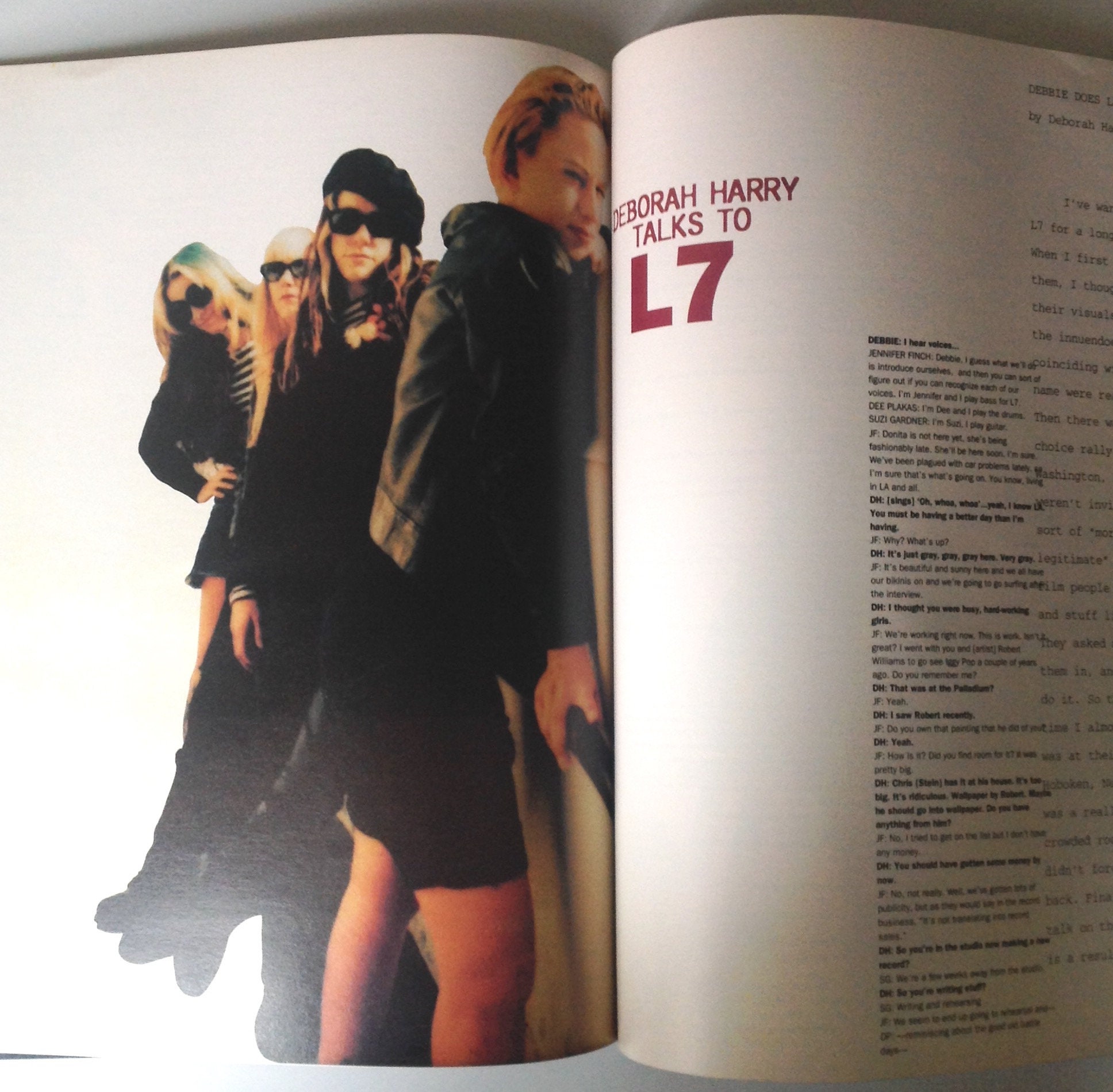 Raygun Magazine Issue 12 L7, Debbie Harry Angelyne, Redd Kross, the Muffs, Tad, Mazzy Star ...