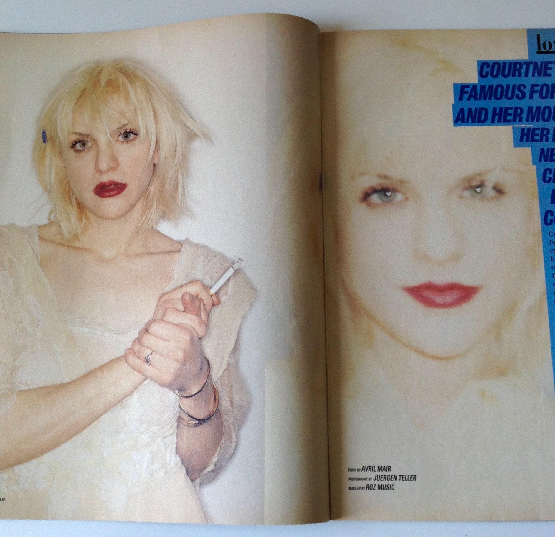 I D Magazine Apr 94 The Sex Issue Courtney Love Juergen Teller Kristen Mcmenamy Jean Colonna