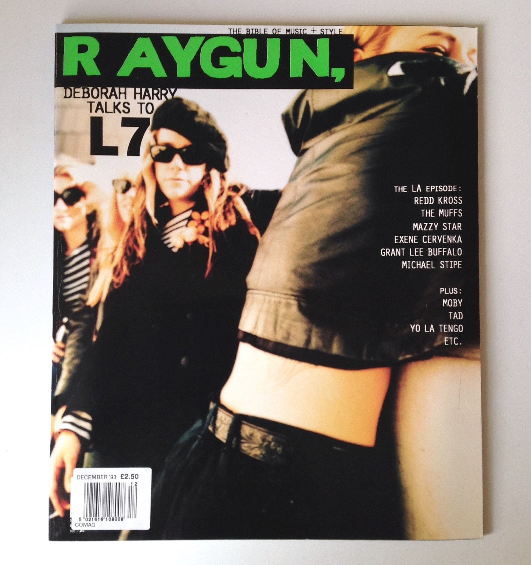 Raygun Magazine Issue 12 L7, Debbie Harry Angelyne, Redd Kross, the Muffs, Tad, Mazzy Star ...