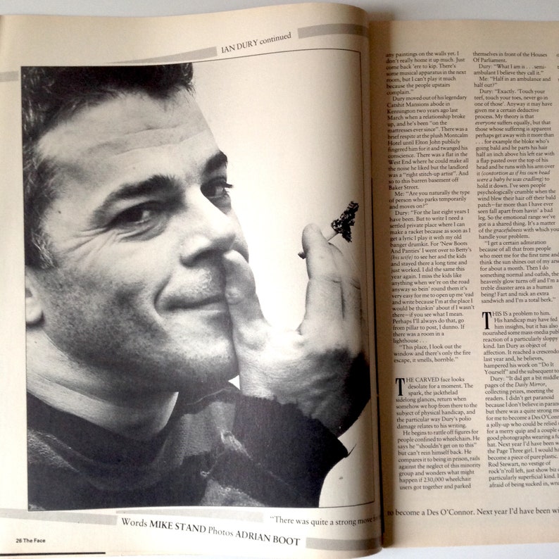 The Face Magazine Dec 80 John Lydon Public Image, Ian Dury, the Slits ...