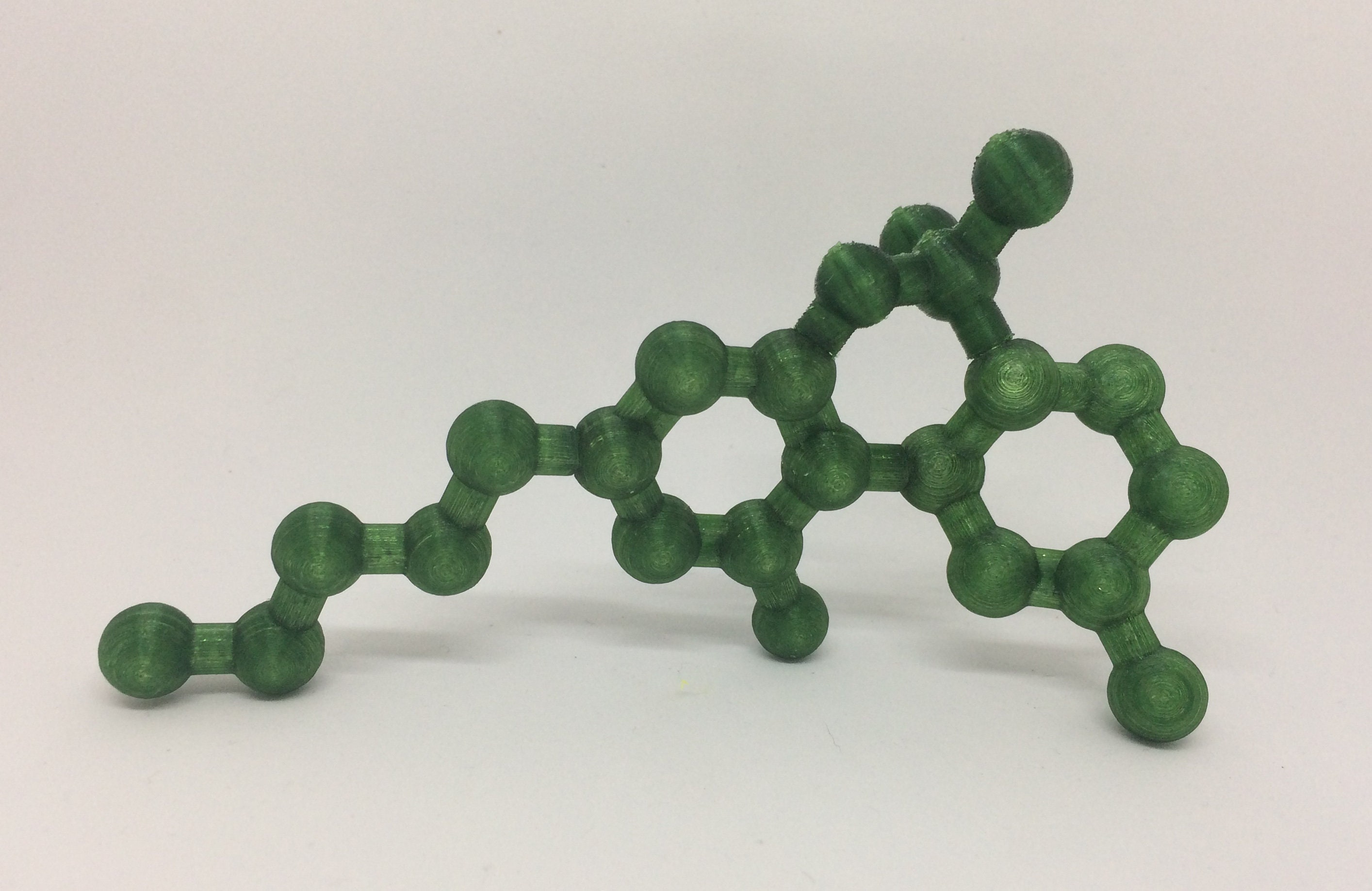 THC in 3D 3D Printed THC Molecule - Etsy UK