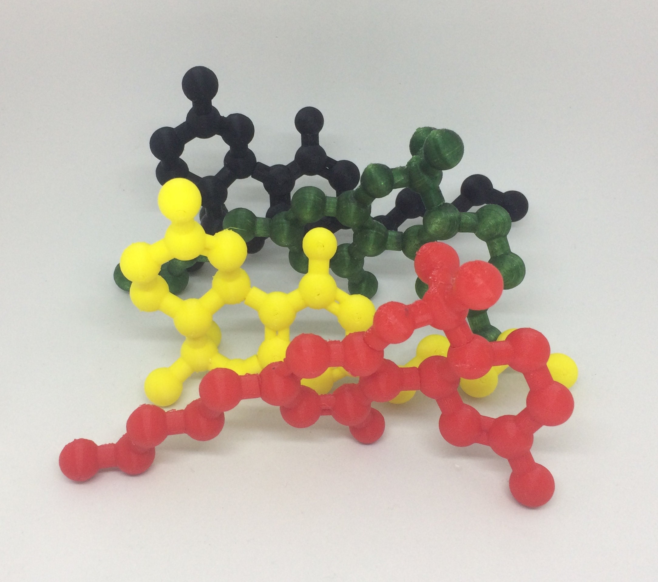 THC in 3D 3D Printed THC Molecule - Etsy UK