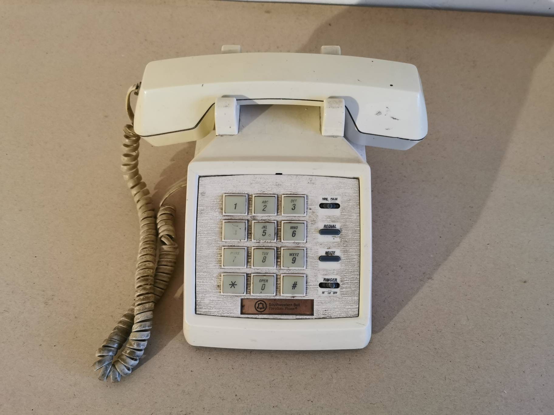 Vintage Desk Push-button Telephone Antique Old Landline Phone - Etsy
