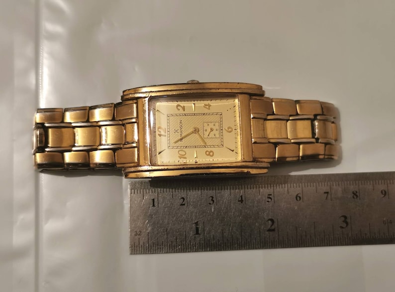 Swiss Watches ROMANSON 23K Gold Plated Man's Wristwatches - Etsy