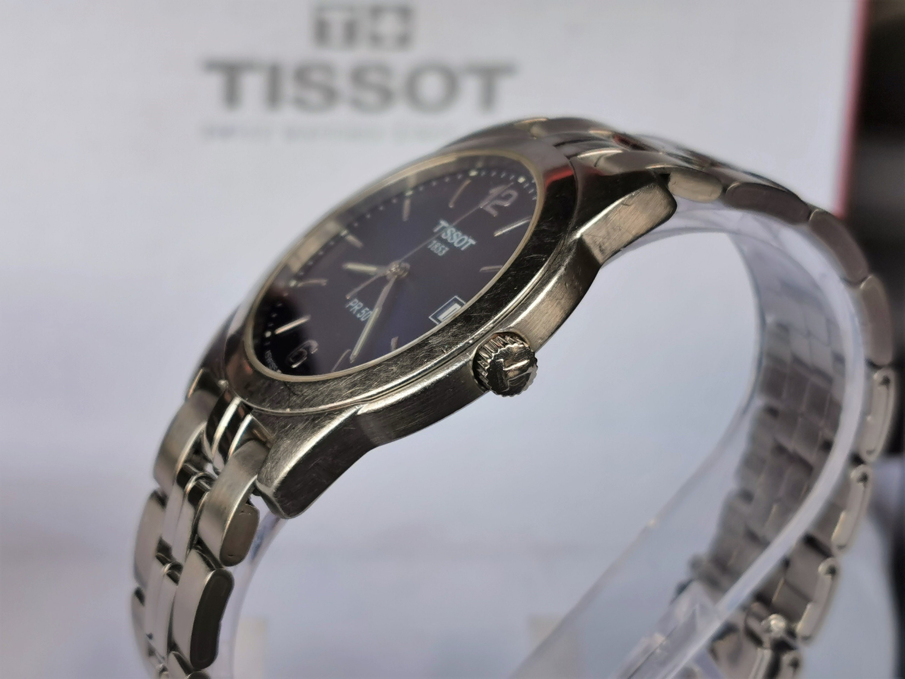 Vintage TISSOT 1853 PR50 Watches Men's Switzerland Quartz | Etsy