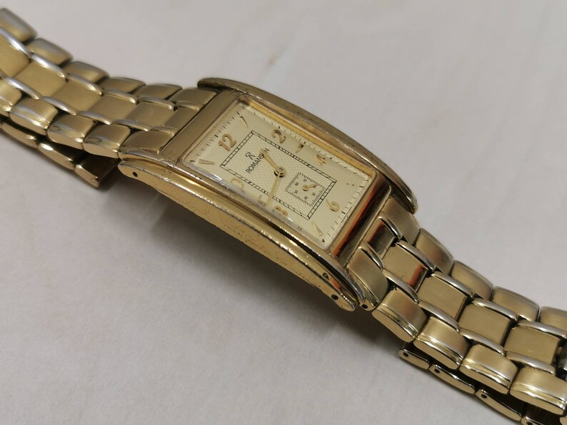 Swiss Watches ROMANSON 23K Gold Plated Man's Wristwatches - Etsy Canada