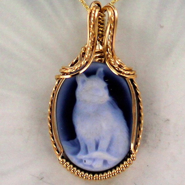 Cat Cameo - Etsy