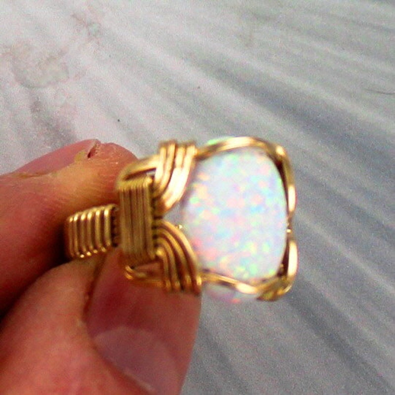 Lab Created Opal - Etsy