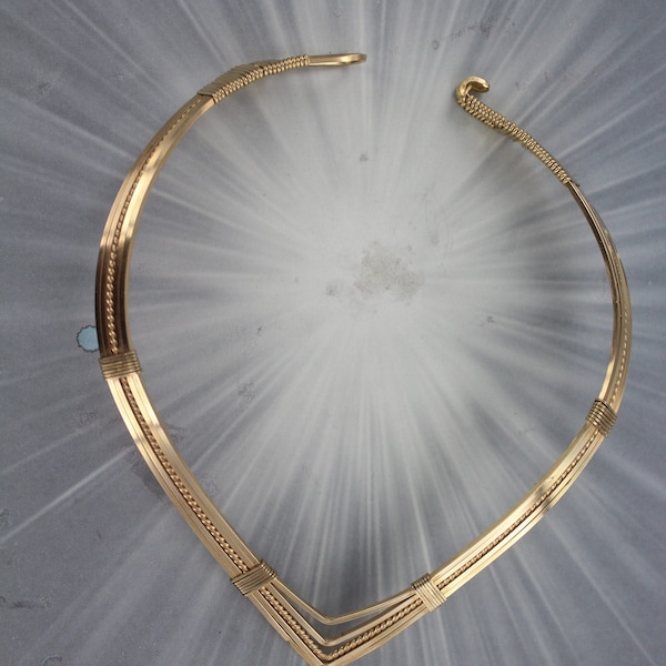 Gold Neck Ring - Etsy