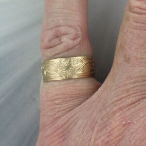 14kt. Rolled Gold Ring Wedding Band Engagement Ring Gold Ring ...