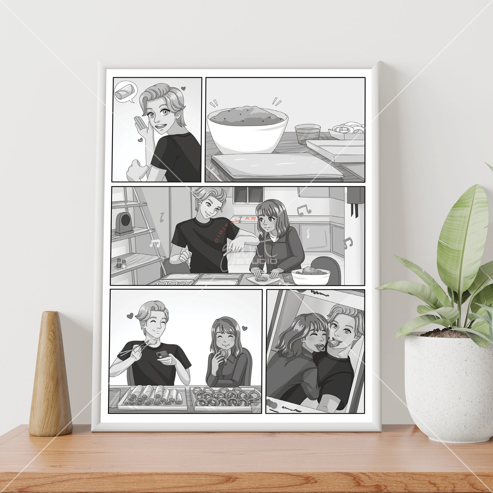Customize & Personalize Couple Comic With Our Lovely Couple - Etsy