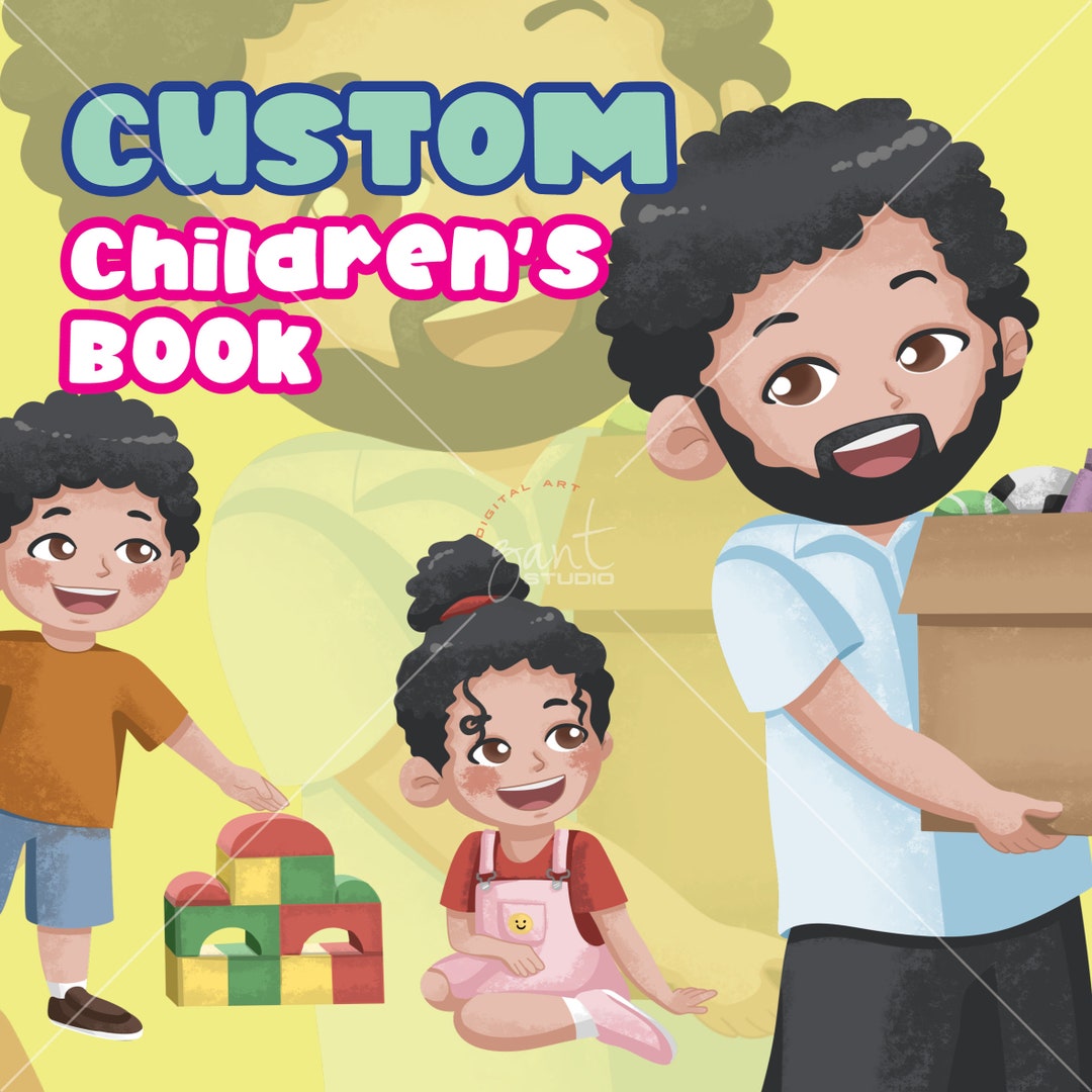 Illustration Children Story Book African American Illustrator - Etsy