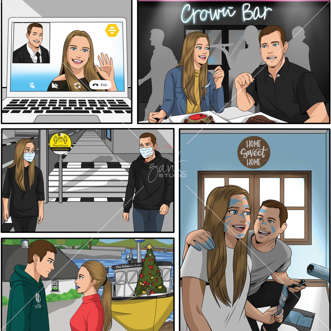 Custom Comic Artwork Created by Professional Comic Artists - Etsy