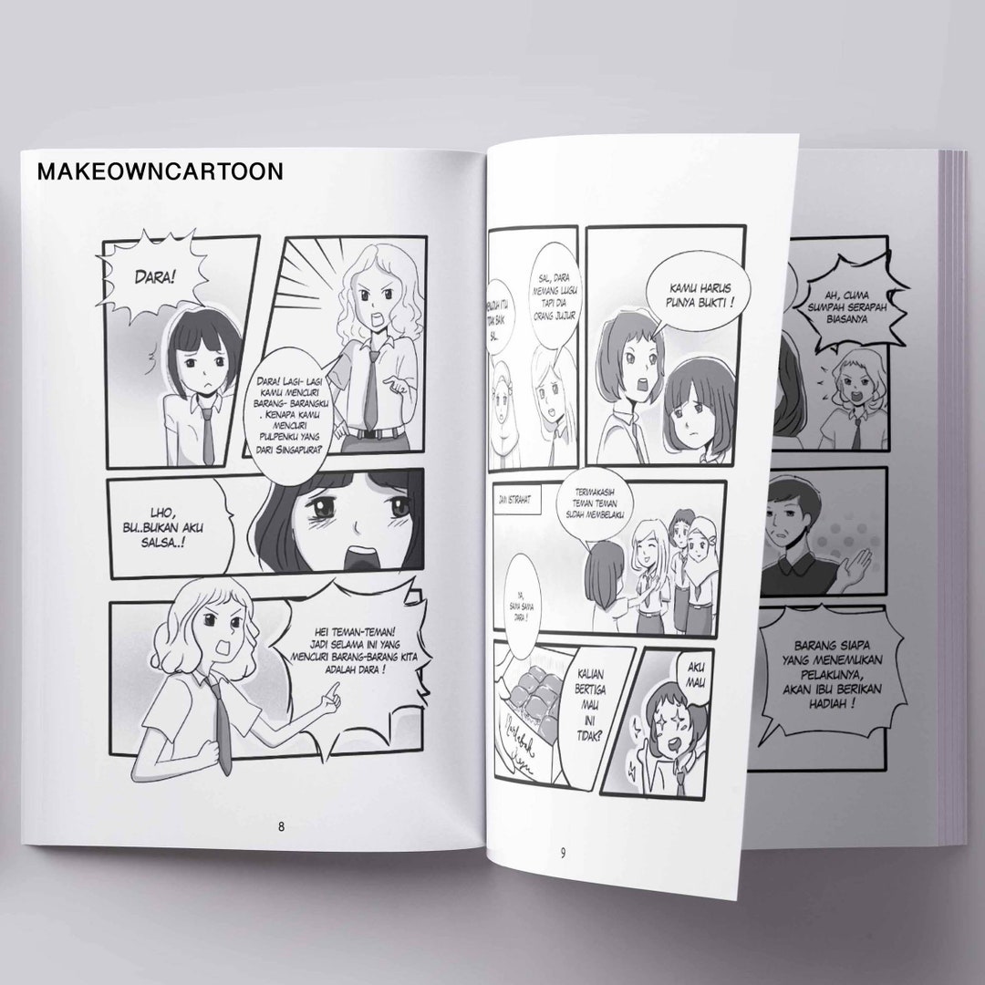 Personalized Custom Comic Book Comic Strip Gift - Etsy