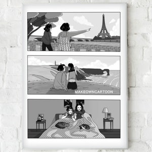 Custom Comic Artwork Created by Professional Comic Artists Make Own ...