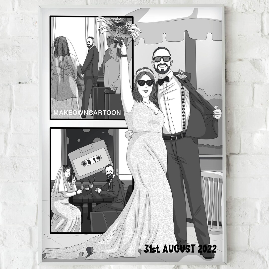 Custom Digital Comic Strip Make Your Story Into a Comic Book - Etsy