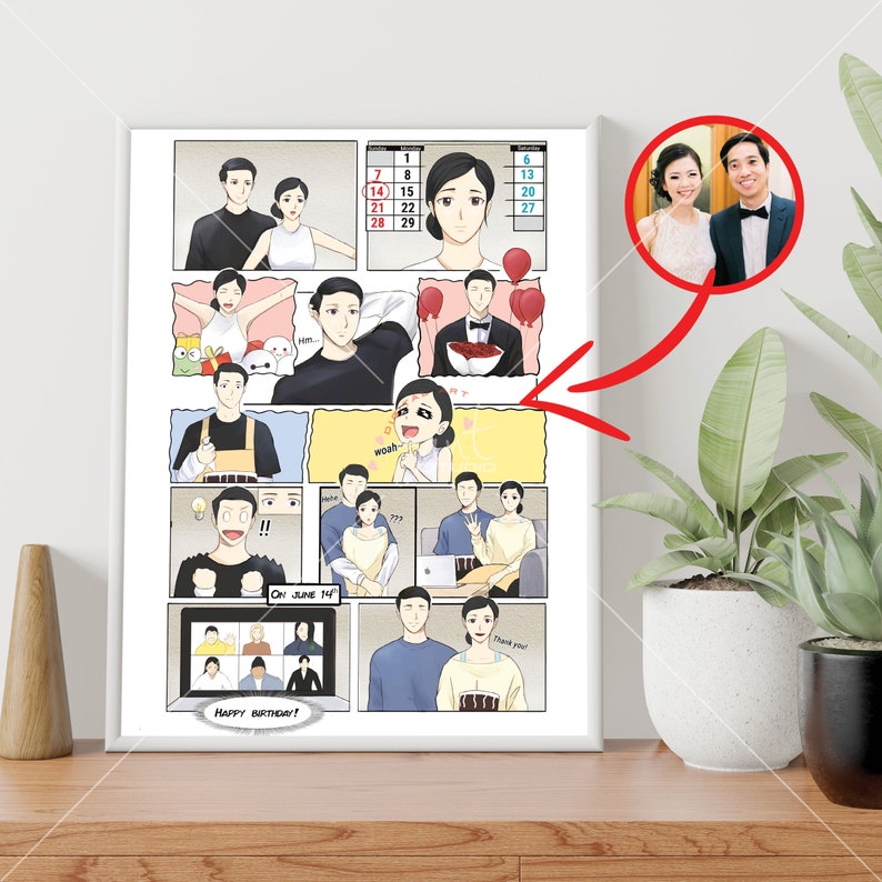 Personalized Custom Comic Book Comic Strip Gift - Etsy