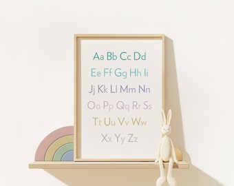 Printable Sign Language Alphabet Poster | ASL Fingerspelling Chart for ...