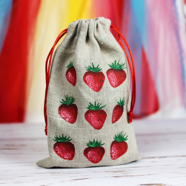 Small Linen Bags - Etsy