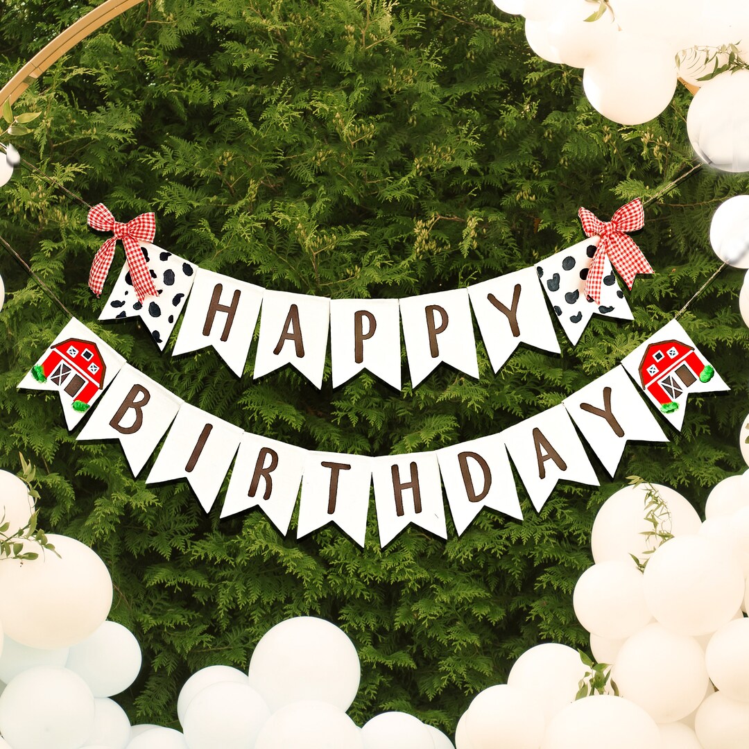 Custom String Letter Banner With Name for Rustic Birthday Decoration - Etsy