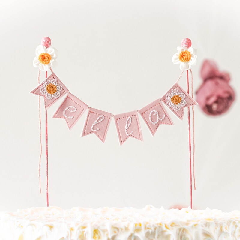 Banner Cake Topper - Etsy