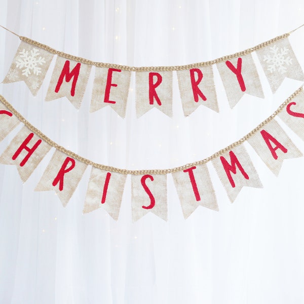 Farmhouse Christmas Banner - Etsy