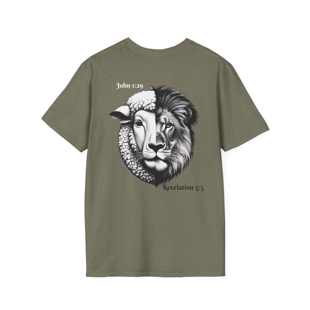 Lion and Lamb Christian T-shirt - Etsy