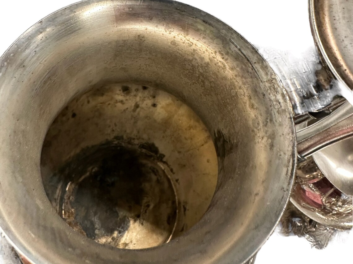 Ornate Oneida Silver Coffee/ Tea Set and Tray - Etsy