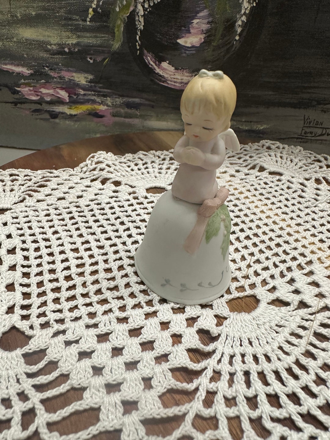 Lefton Angel Bell - Etsy