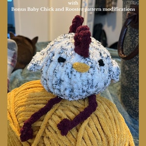 Chicken Knitting PATTERN PDF, Knit Hen,knit Chicken Ornament,knitted ...
