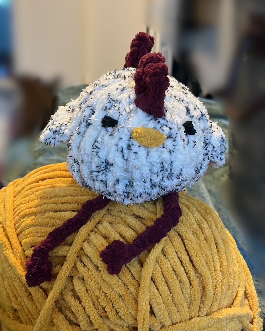 Chicken Knitting PATTERN PDF, Knit Hen,knit Chicken Ornament,knitted ...