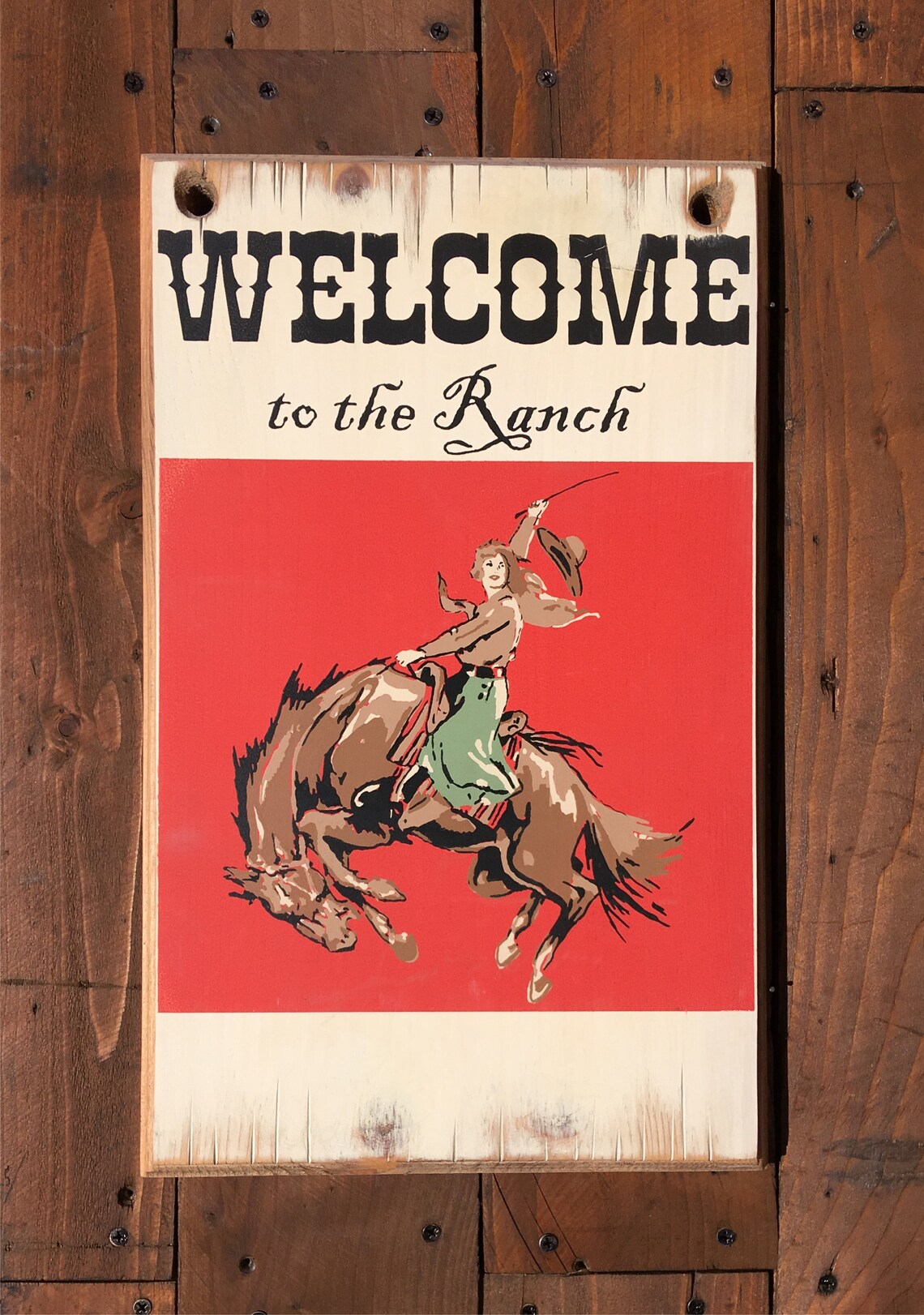 Welcome to the Ranch Sign 18 - Etsy
