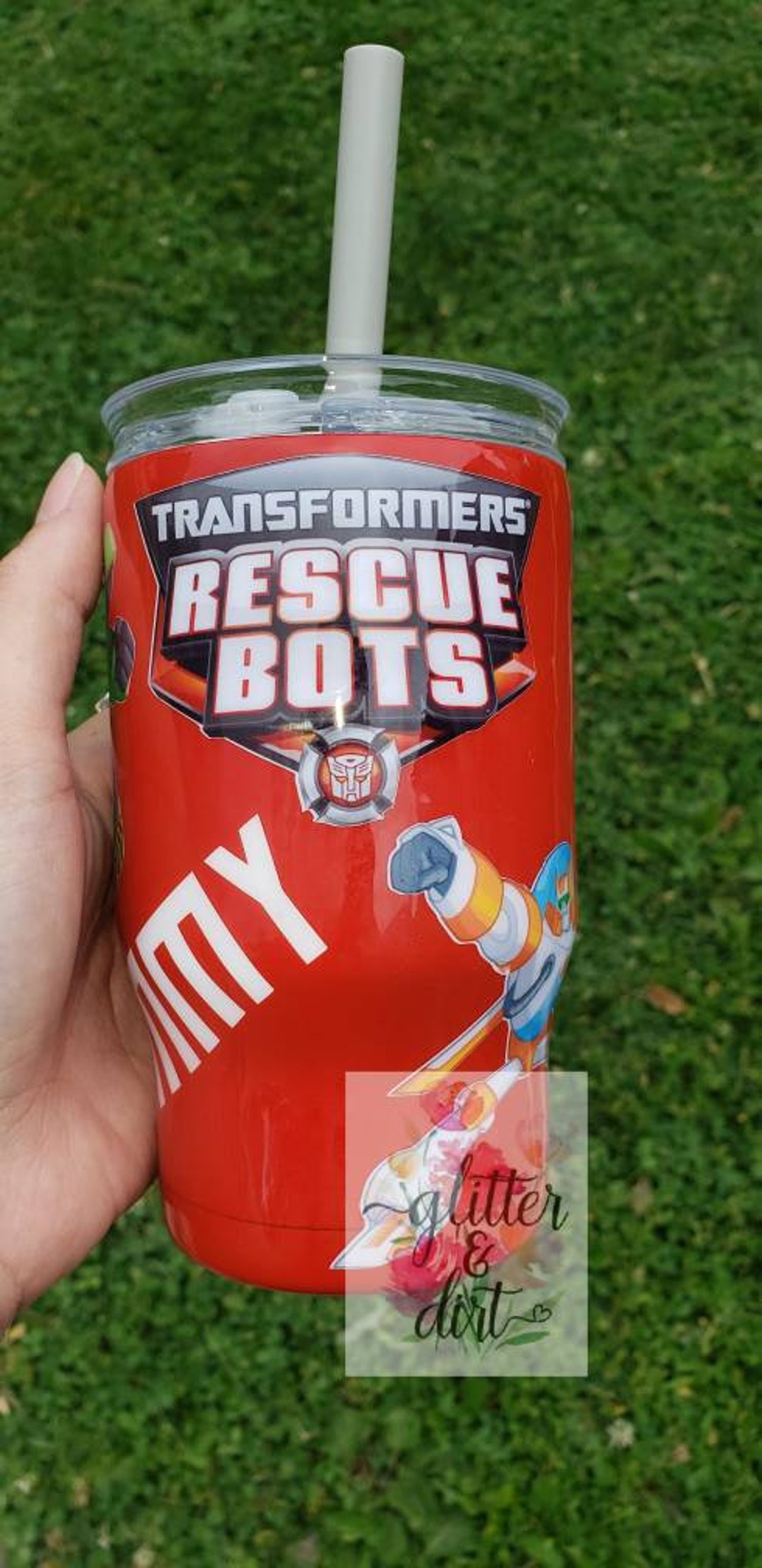 Rescue Bots Tumbler Roll to the Rescue Cup Transformers Rescue Bots - Etsy