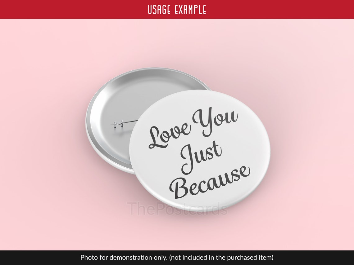 Love You Just Because SVG Cut File, Printable Clip Art, Lovely Romantic ...