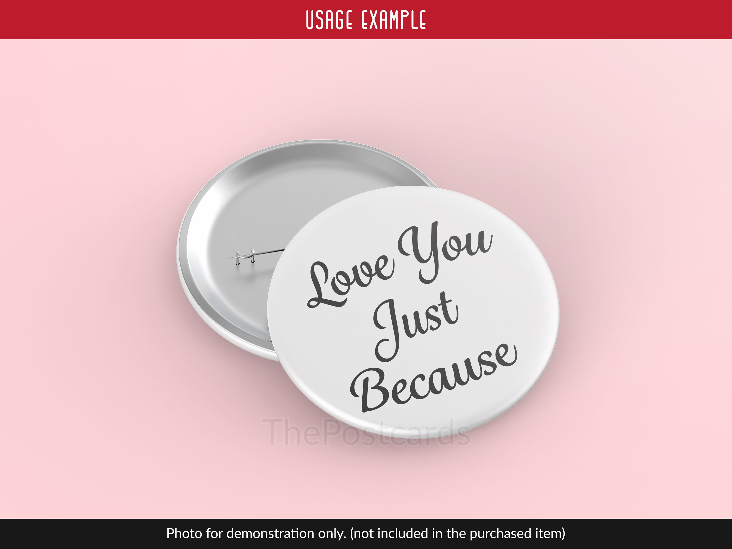 Love You Just Because SVG Cut File, Printable Clip Art, Lovely Romantic ...