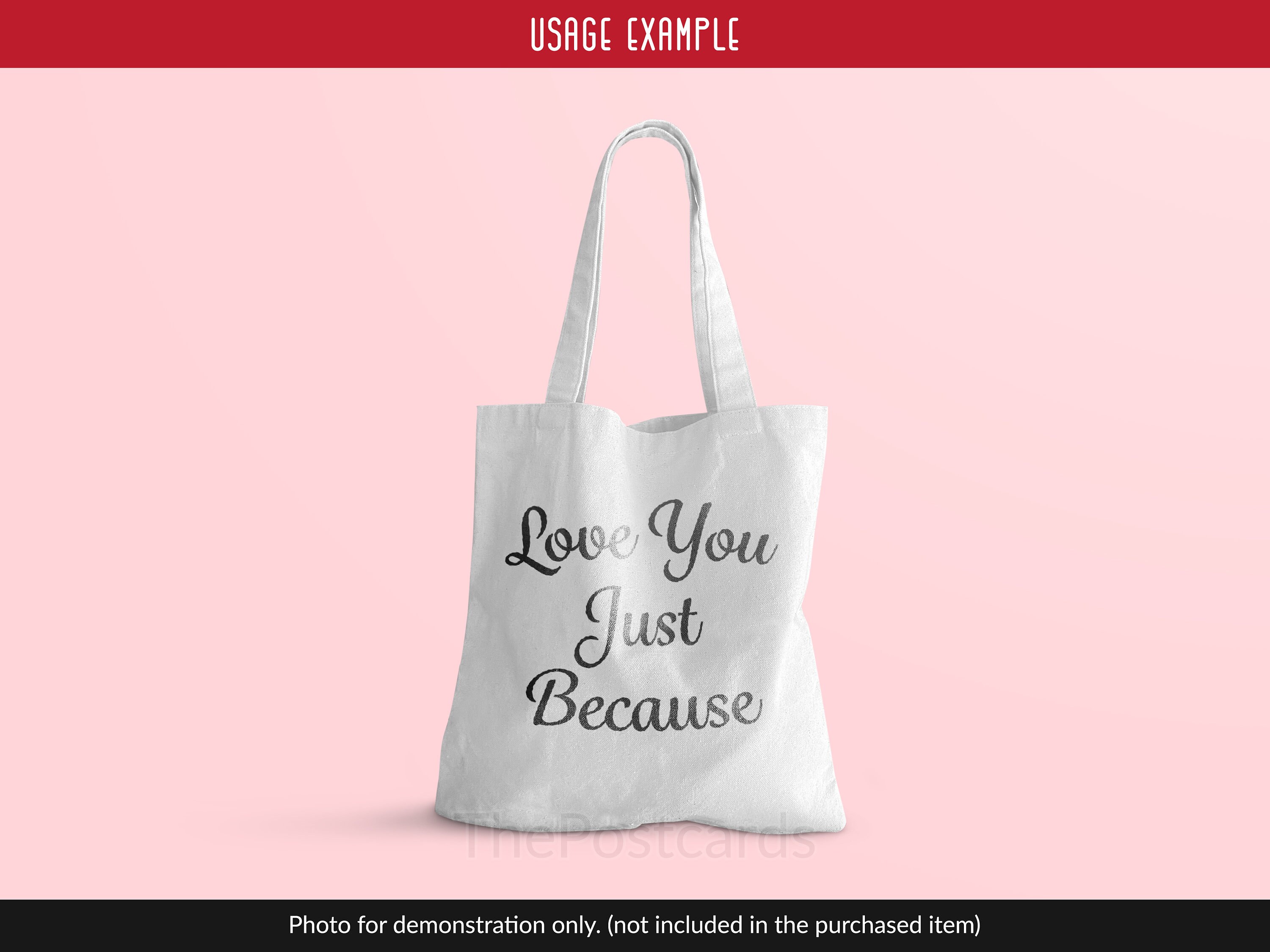 Love You Just Because SVG Cut File, Printable Clip Art, Lovely Romantic ...