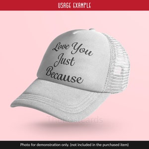 Love You Just Because SVG Cut File, Printable Clip Art, Lovely Romantic ...