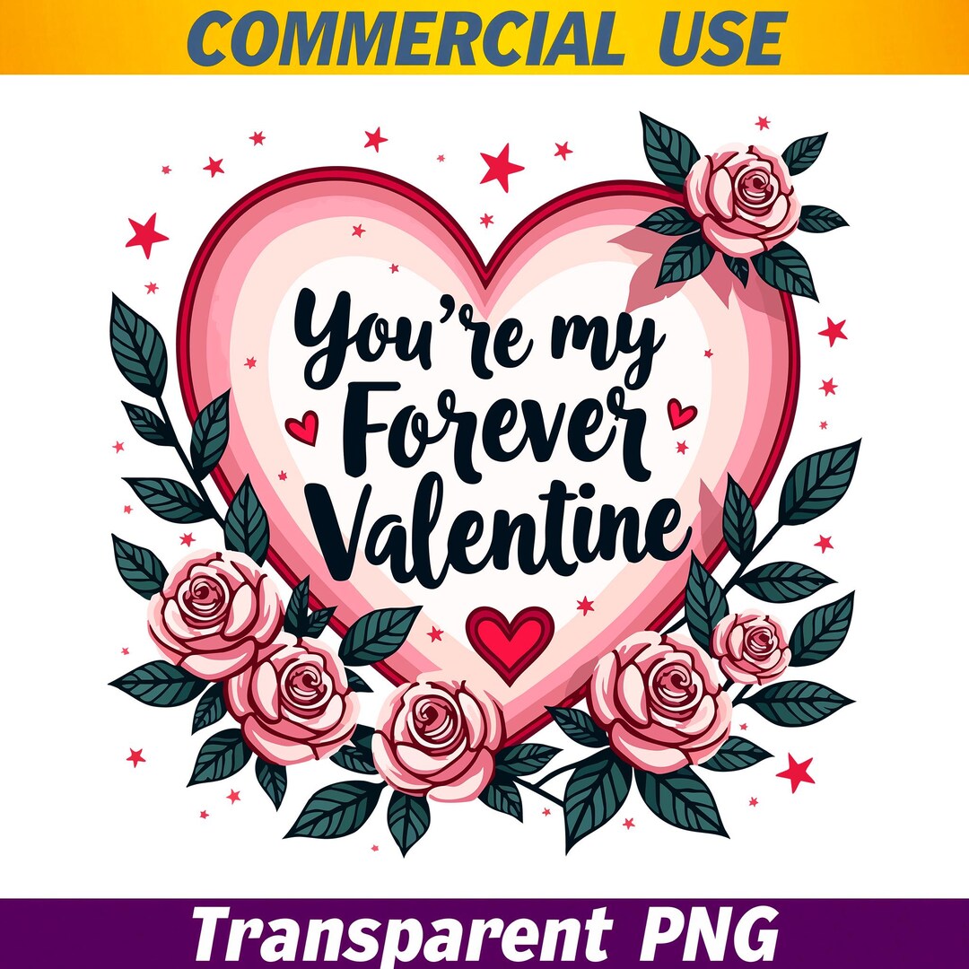 You're My Forever Png | Valentine's Day PNG | High Quality Digital Love ...