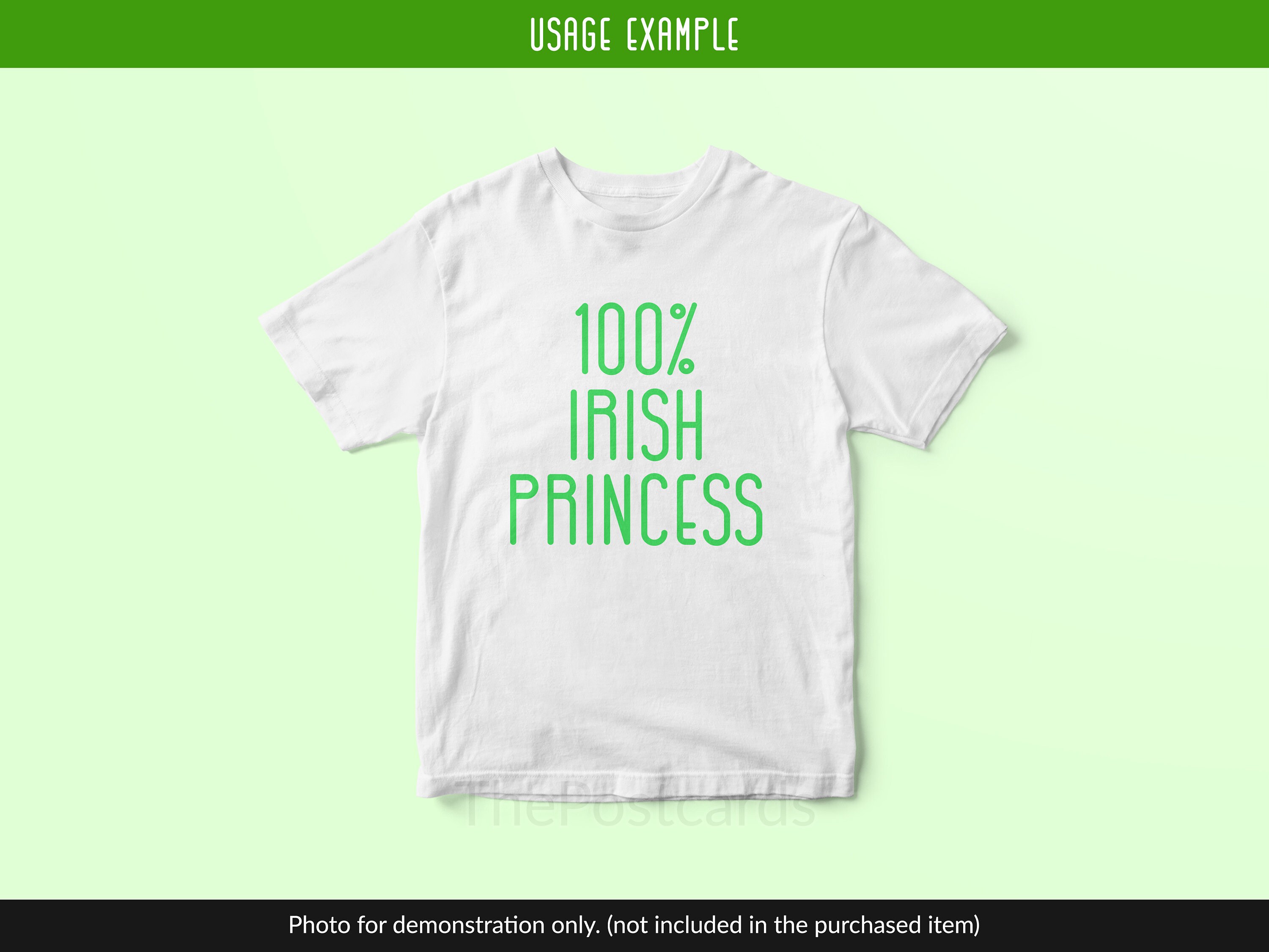100% Irish Princess, SVG for Cutting Machines, Commercial Use, St ...