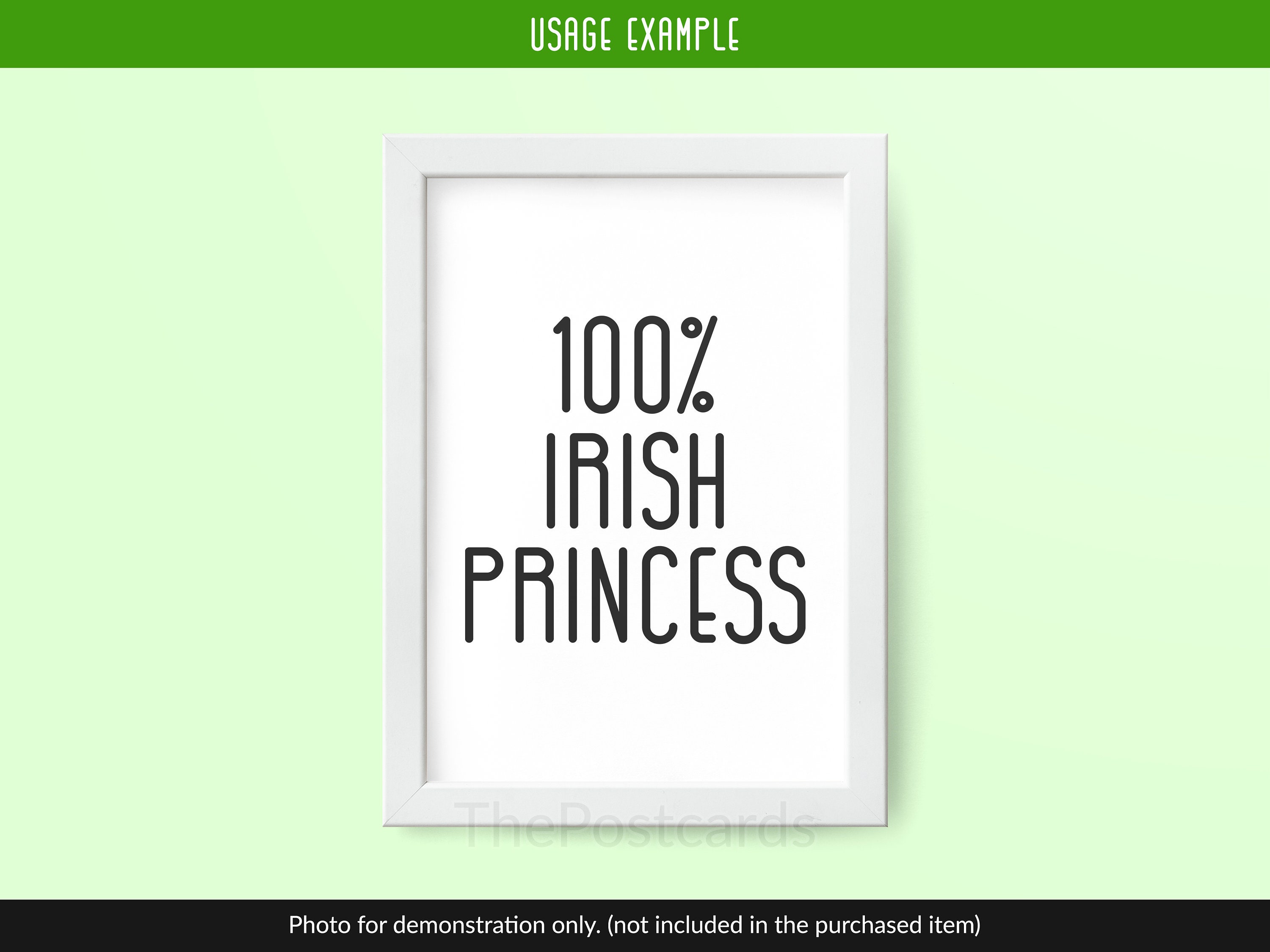 100% Irish Princess, SVG for Cutting Machines, Commercial Use, St ...
