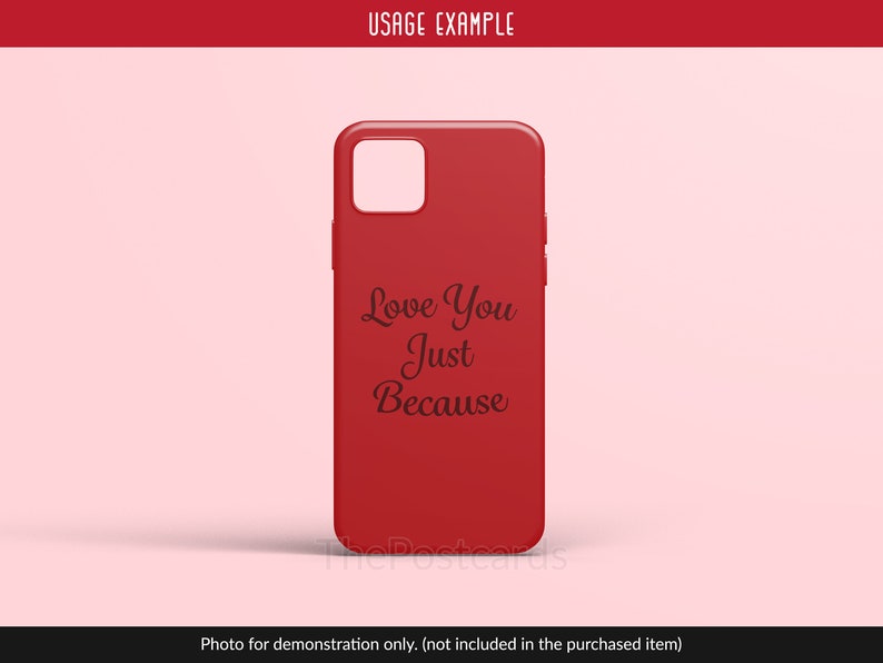 Love You Just Because SVG Cut File Printable Clip Art Lovely - Etsy