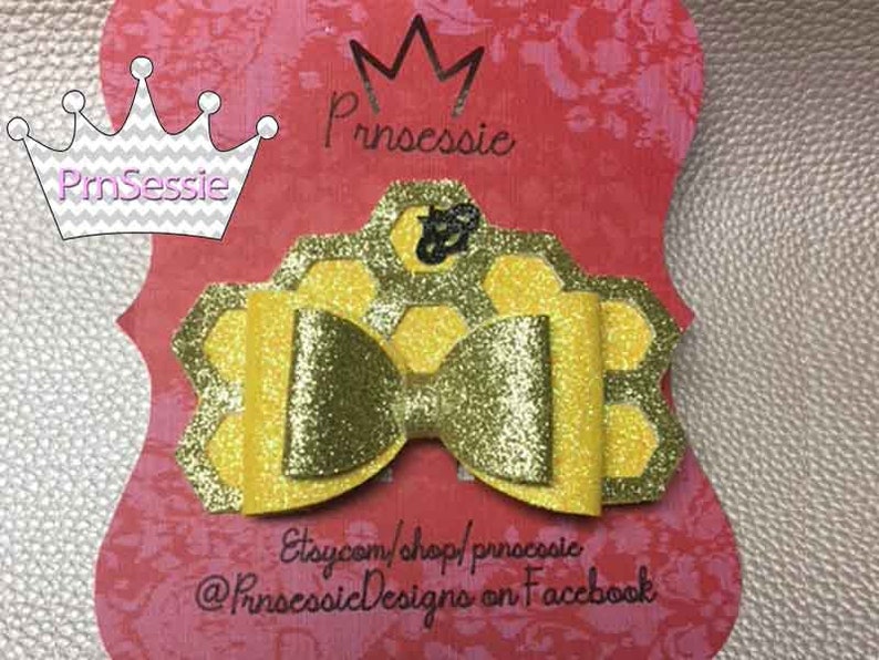 Digital SVG, DXF, PDF Bumble Bee Hair Bow Template, Bumble Bee Svg, Bee ...