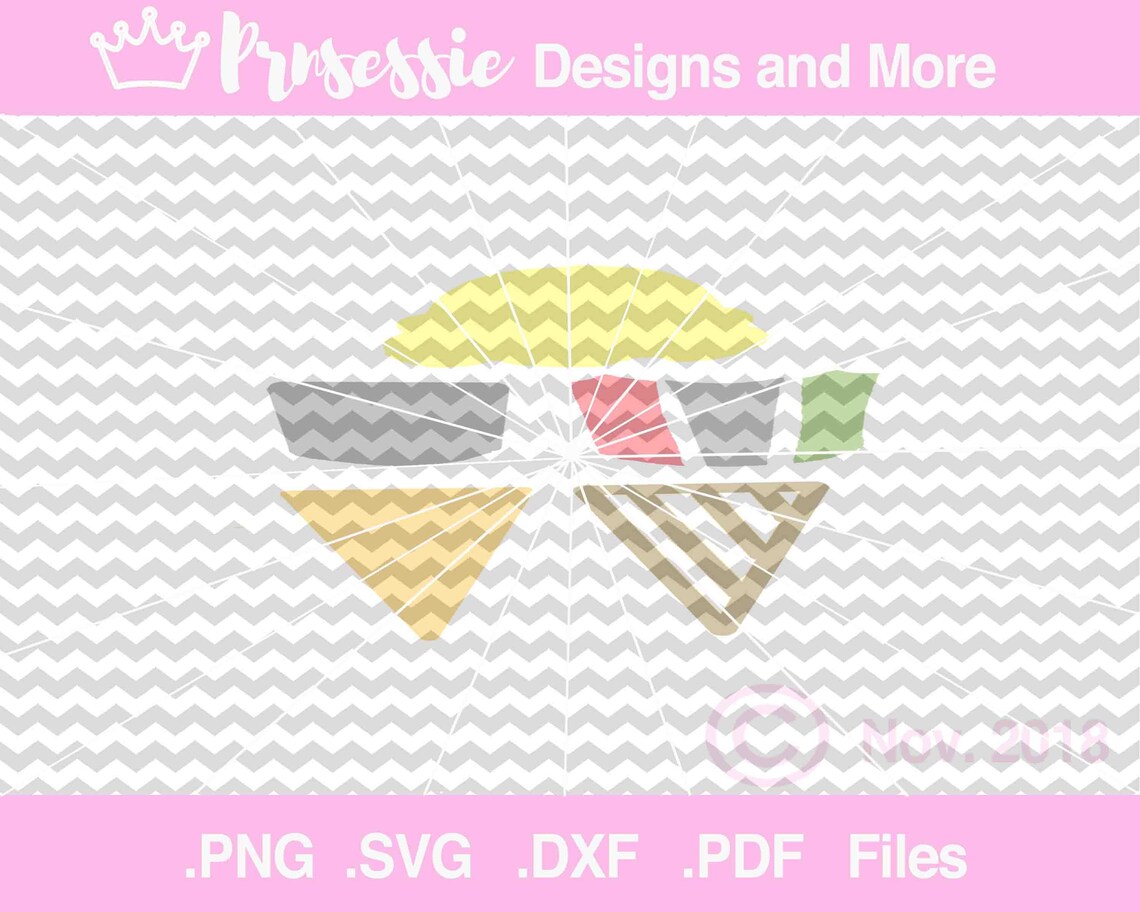 Digital SVG PDF DXF Italian Ice Cream Clip Template | Etsy