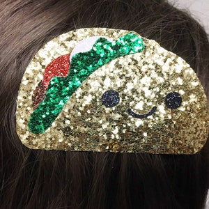 Digital SVG, DXF, PDF Taco Hair Clip Template, Digital Bow Template ...