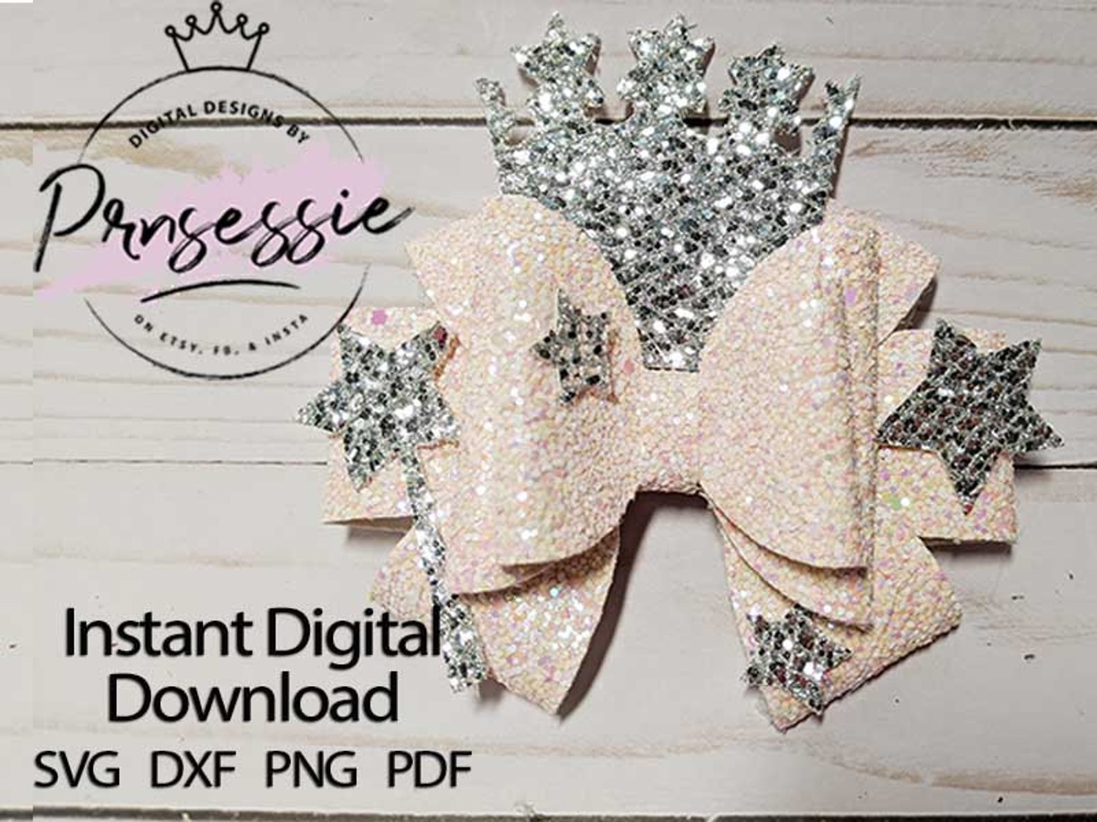 Digital SVG, DXF, PDF Dorothy Wizard of Oz Bow Template, Digital Bow ...