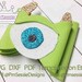 Digital SVG DXF PDF Eyeball Monster Bow Template - Etsy