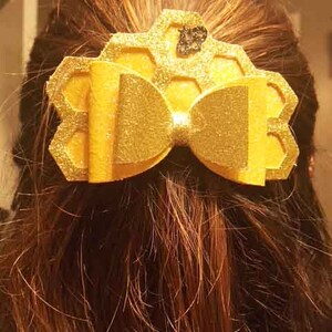 Digital SVG, DXF, PDF Bumble Bee Hair Bow Template, Bumble Bee Svg, Bee ...