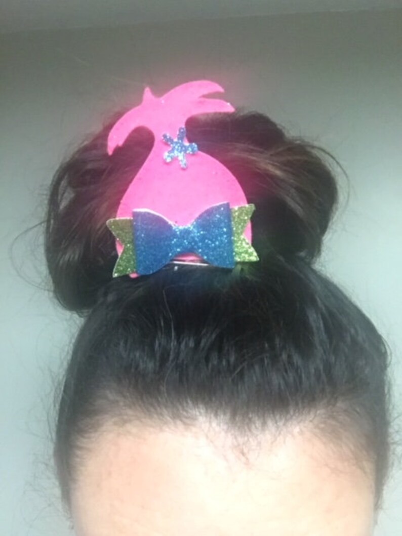 Digital SVG DXF PDF Troll Hair Bow Template Trolls Svg - Etsy
