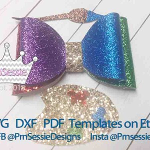 Digital SVG DXF PDF Artist Palette Bow Template Art Bow - Etsy