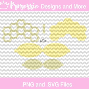 Digital SVG, DXF, PDF Bumble Bee Hair Bow Template, Bumble Bee Svg, Bee ...